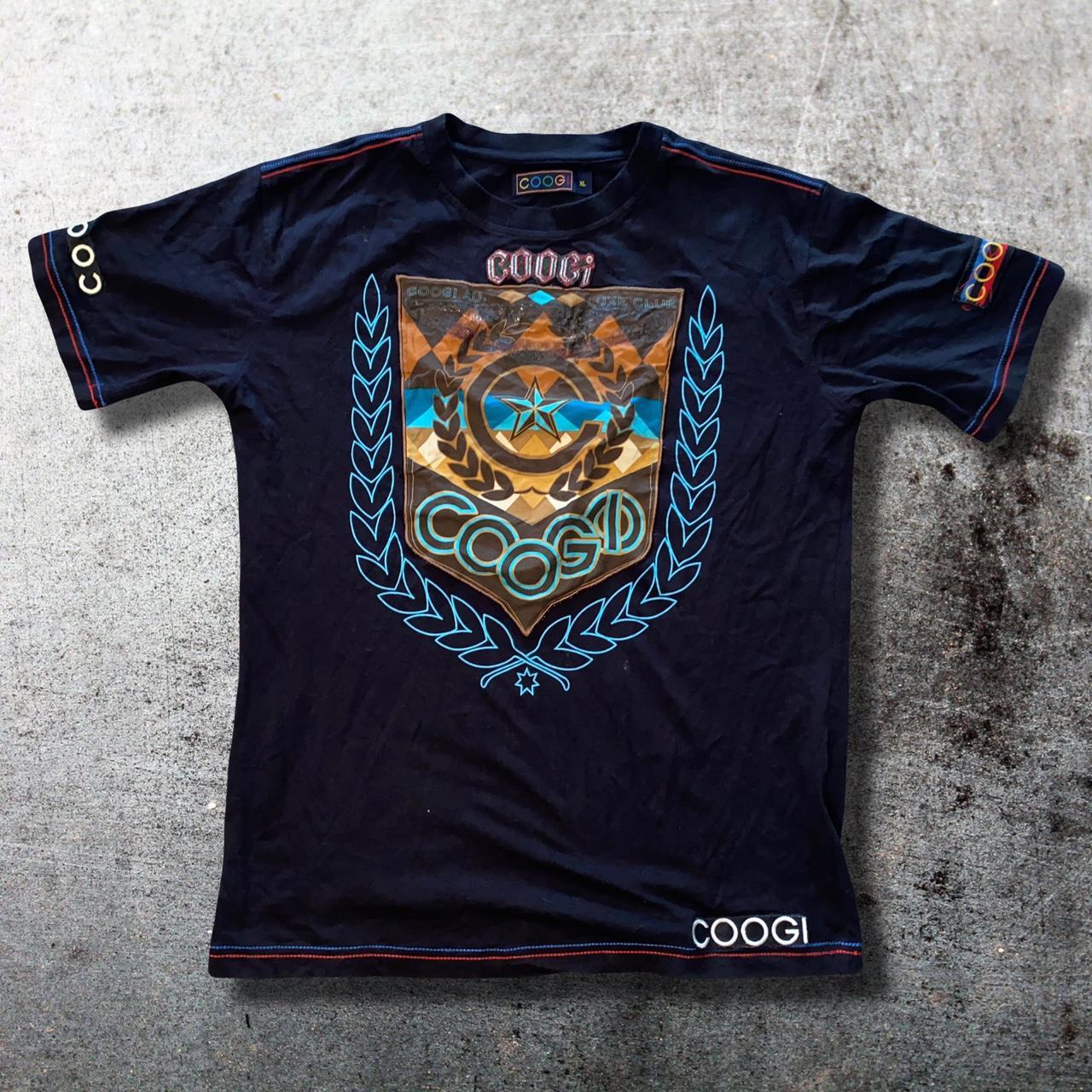 Crazy y2k Coogi shirt ⚡️Size... - Depop