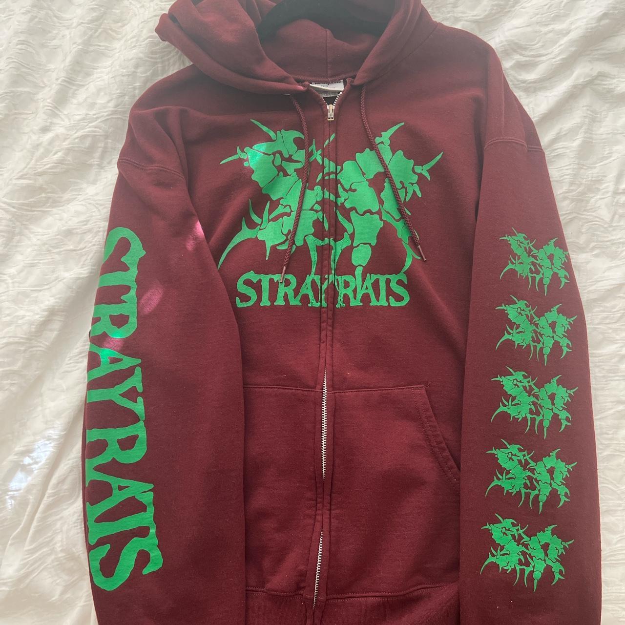 STRAY RATS ZIP HOODIE unique find and good... - Depop