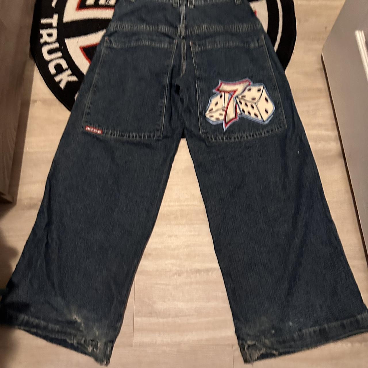 JNCO Lucky 7 Jeans -Not real price -Personal of... - Depop