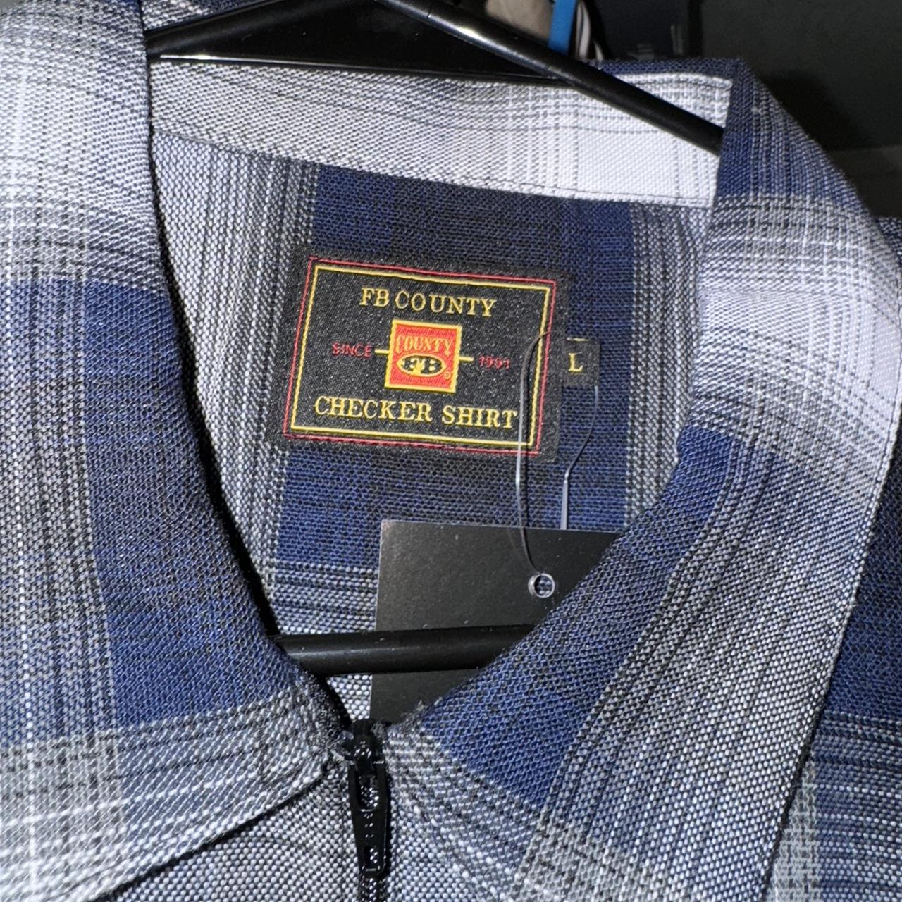 FB COUNTY CHECKER SHIRT | Depop