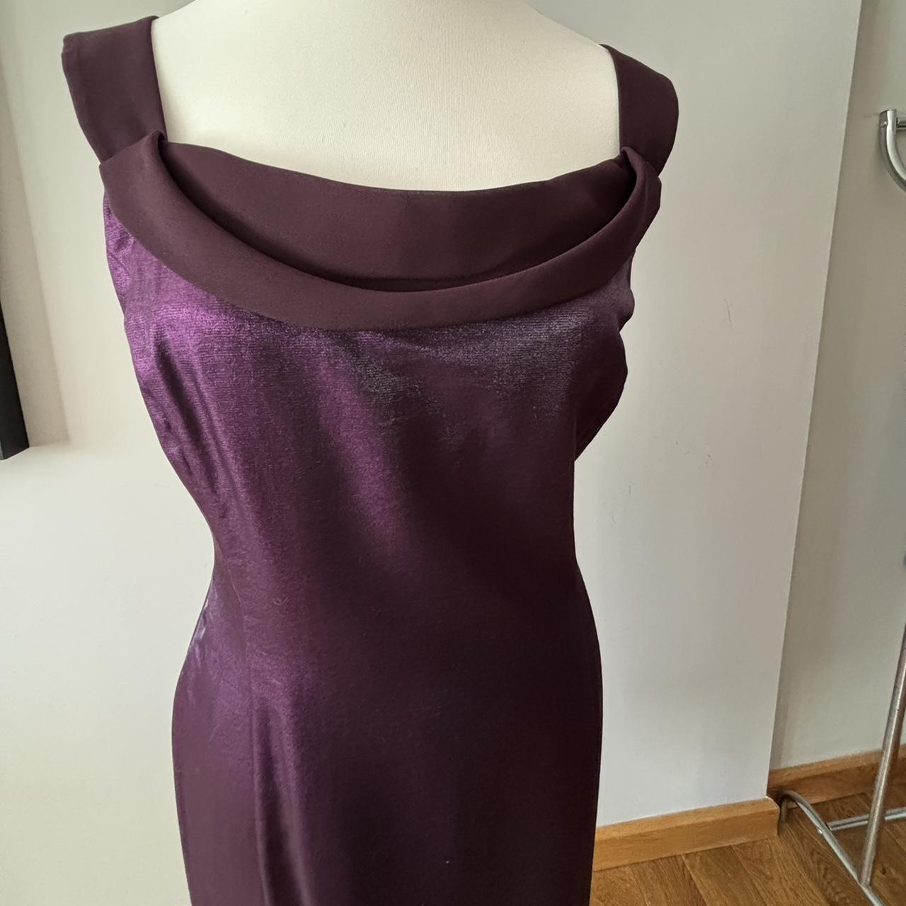 Deep purple dress, gorgeous colour, in very good... - Depop