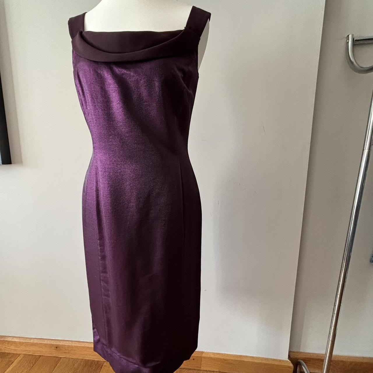 Deep purple dress, gorgeous colour, in very good... - Depop