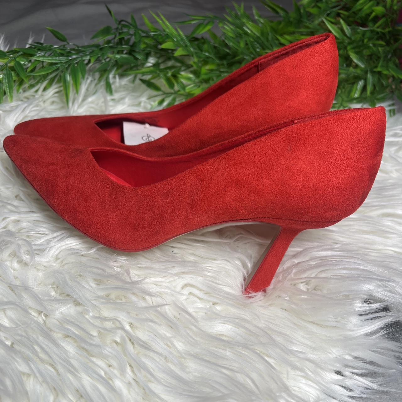 Women's Red Pointed Toe High Heel Pumps, Spring,... - Depop