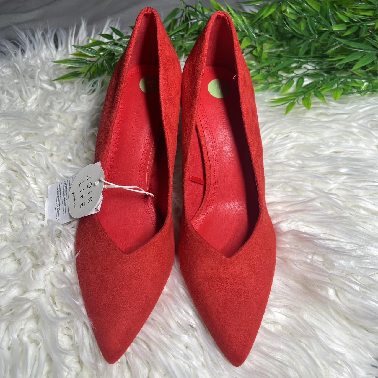 Women's Red Pointed Toe High Heel Pumps, Spring,... - Depop