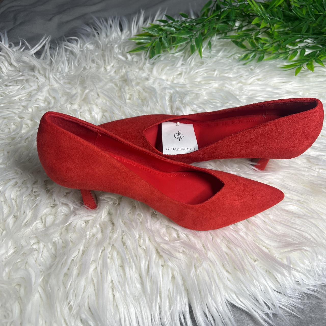 Women's Red Pointed Toe High Heel Pumps, Spring,... - Depop