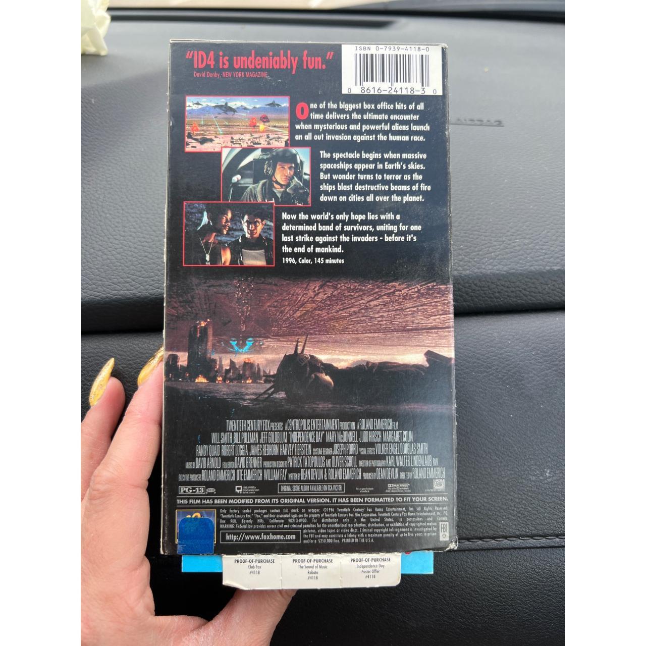 Independence Day Vhs Condition: Pre-Owned Good - Depop