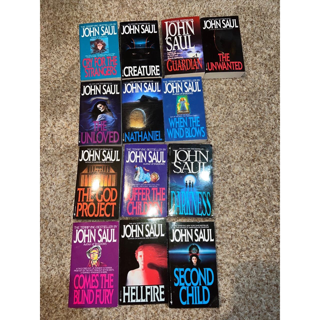 Lot 13 John Saul PB God Project/Hell Fire/comes the... - Depop