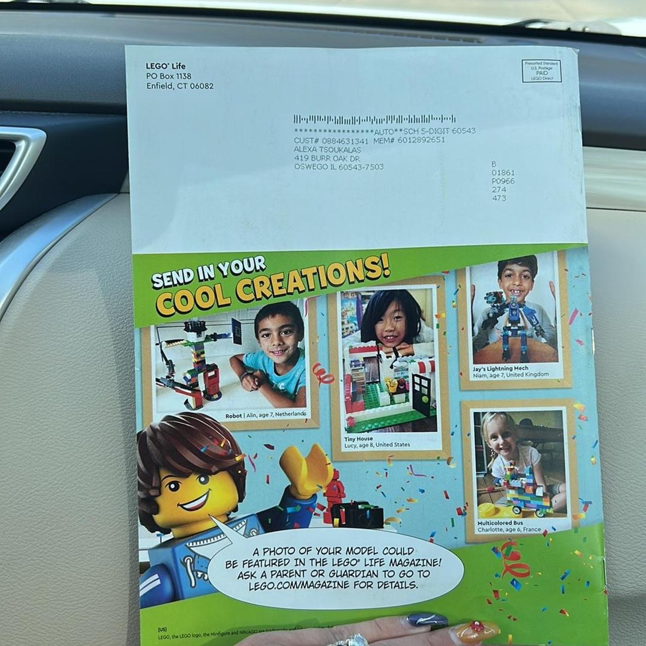 LEGO Life magazine - never read but has a small spot... - Depop