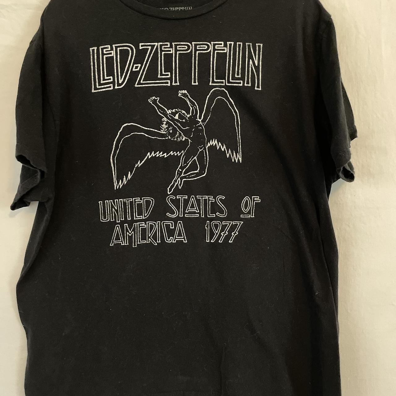 Led Zeppelin Graphic Tee Unisex size XL -... - Depop