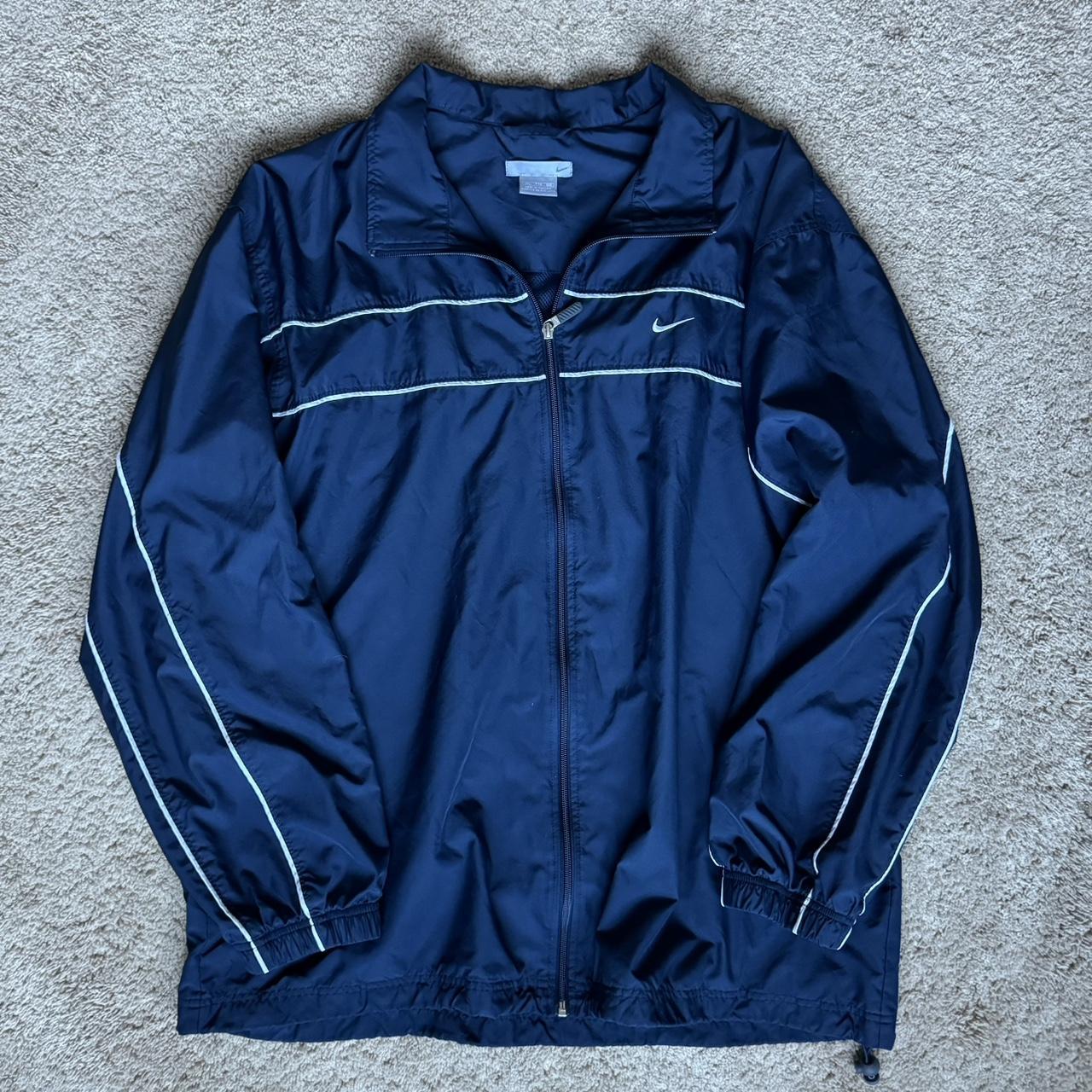 2000s Nike Center Swoosh Jacket size xxl #nike... - Depop