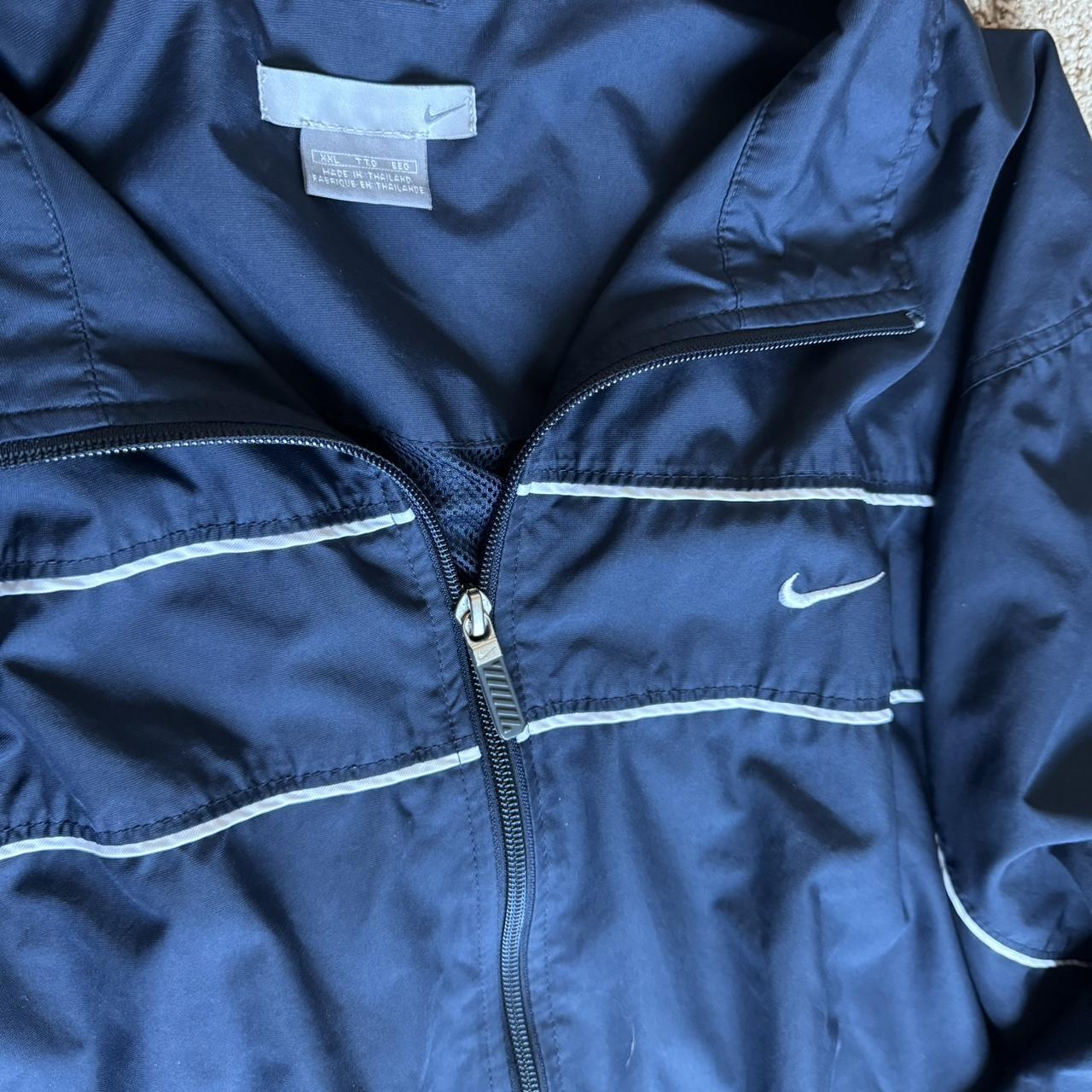 2000s Nike Center Swoosh Jacket size xxl #nike... - Depop