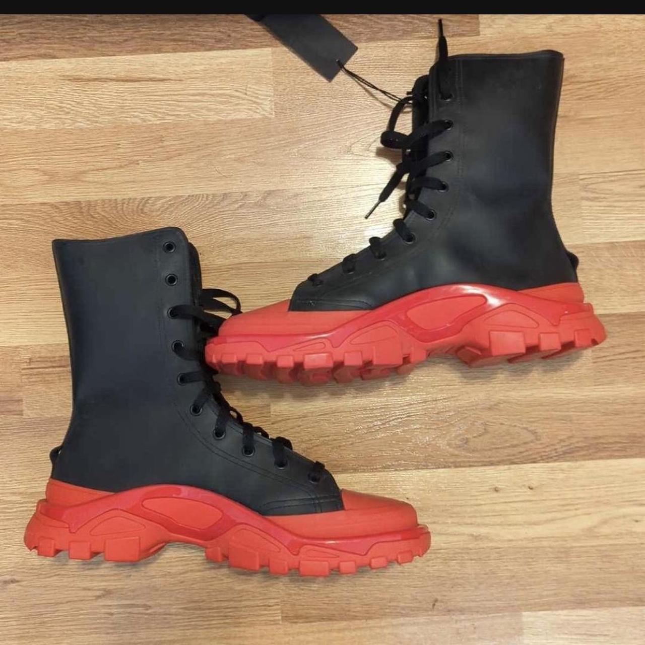 RAF Simmons x adidas Detroit runners high sz 10... - Depop