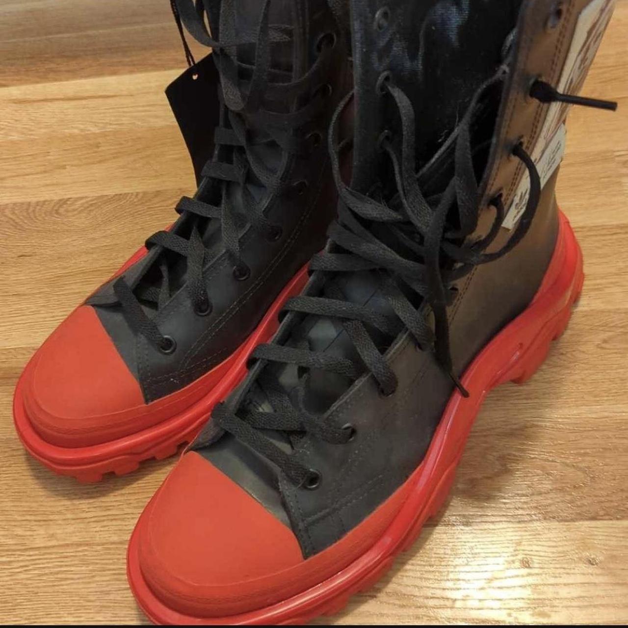 RAF Simmons x adidas Detroit runners high sz 10... - Depop