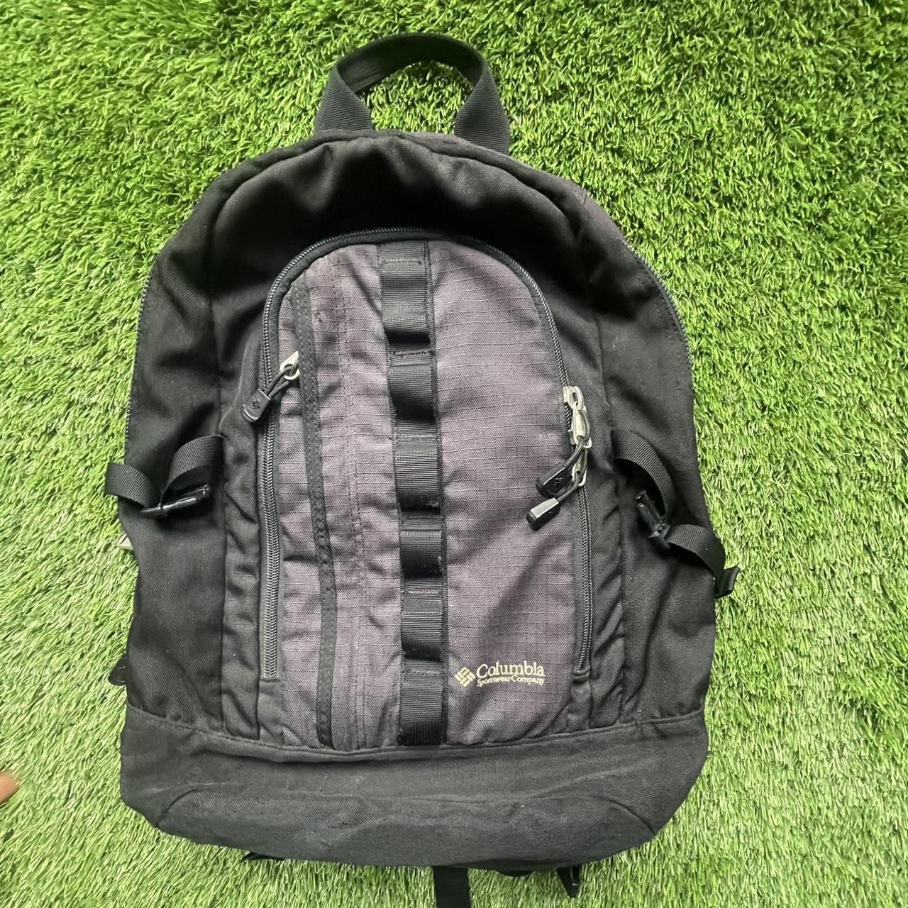 Black Columbia backpack would be great for hiking,... - Depop