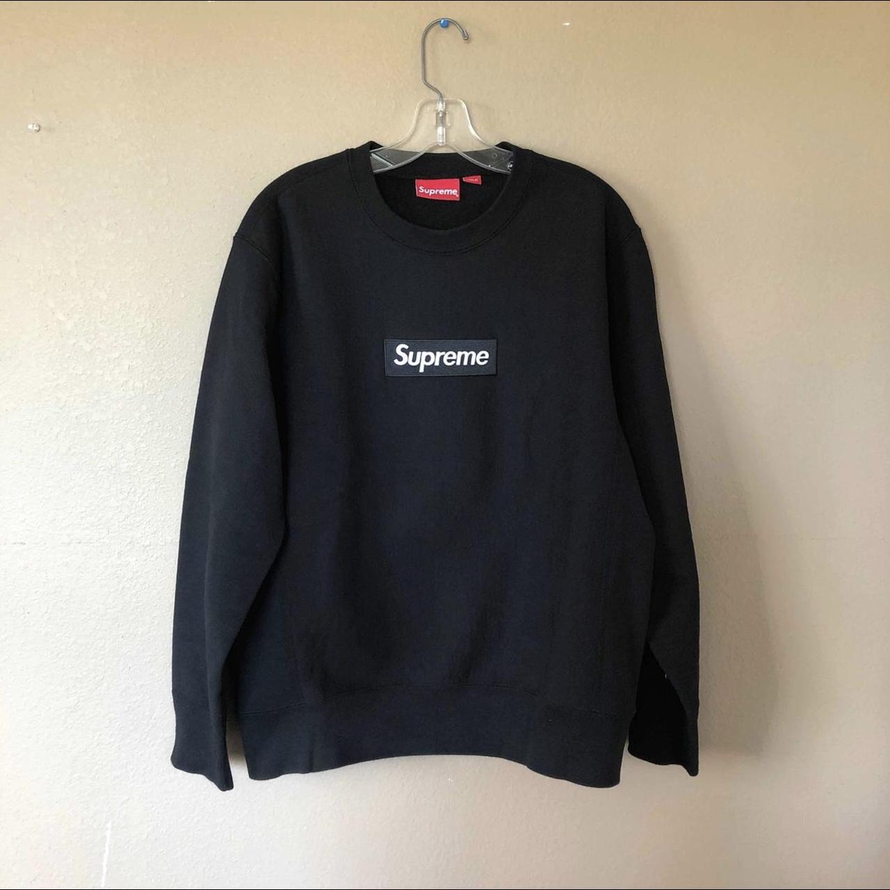 Supreme Men's Black Jumper | Depop