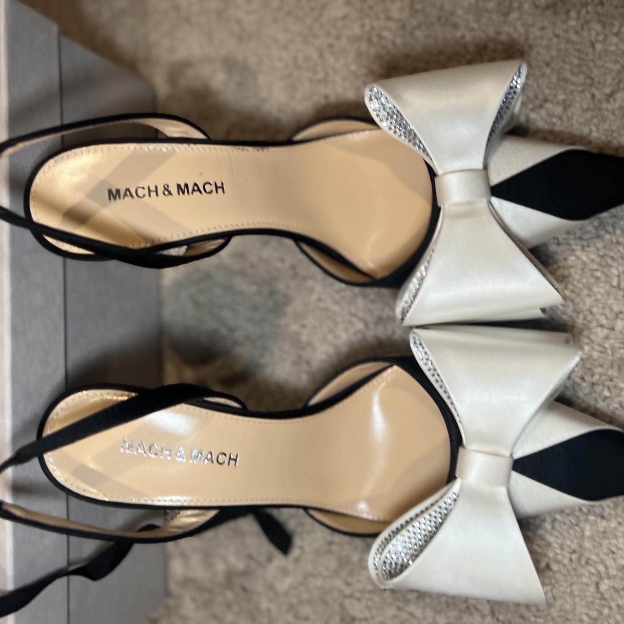 Mach & Mach pump worn once for a photoshoot indoors. - Depop