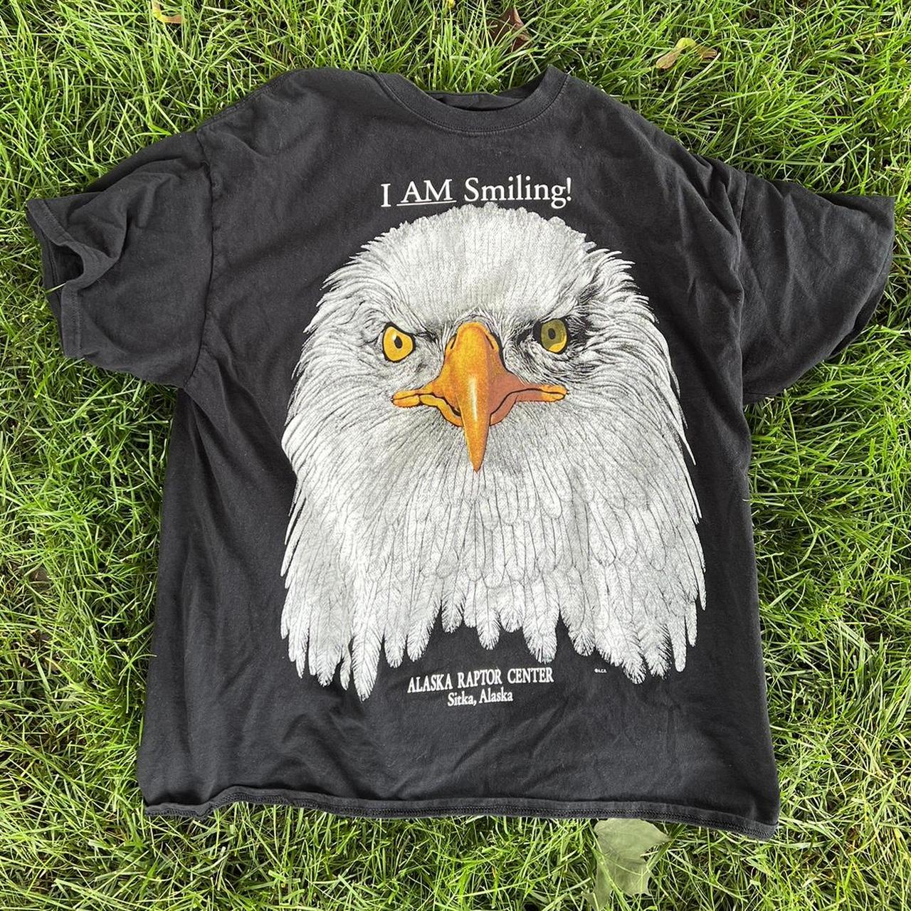 Eagle Graphic Tee 🧼ALL CLOTHING IS WASHED🧼 🌀... - Depop