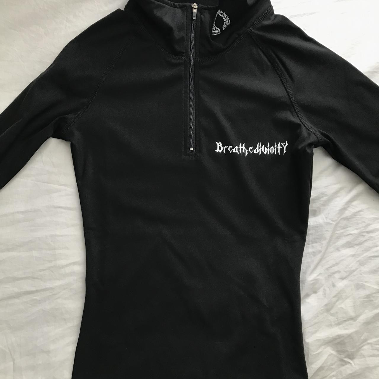 Breathedivinity compression shirt quarter-zip Size:... - Depop