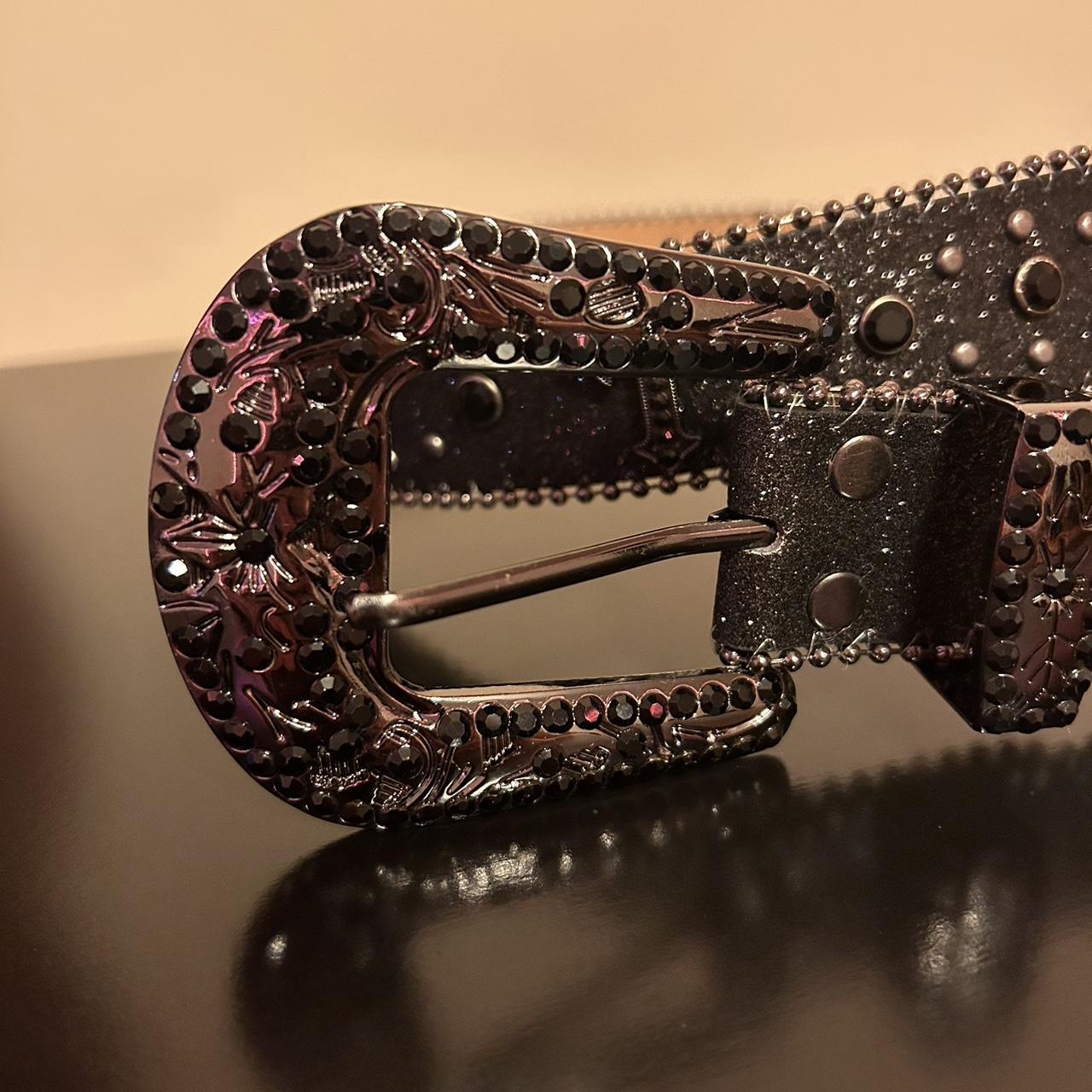 gothic studded cross belt. Badazelled belt with... - Depop