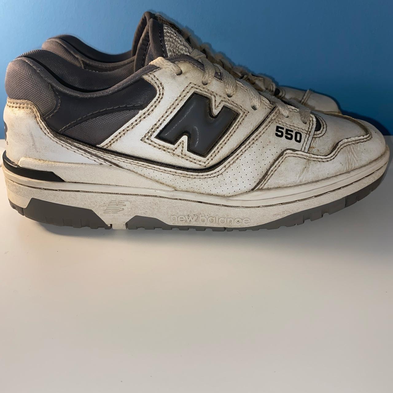new balance 550 castle rock used quite a bit but... - Depop