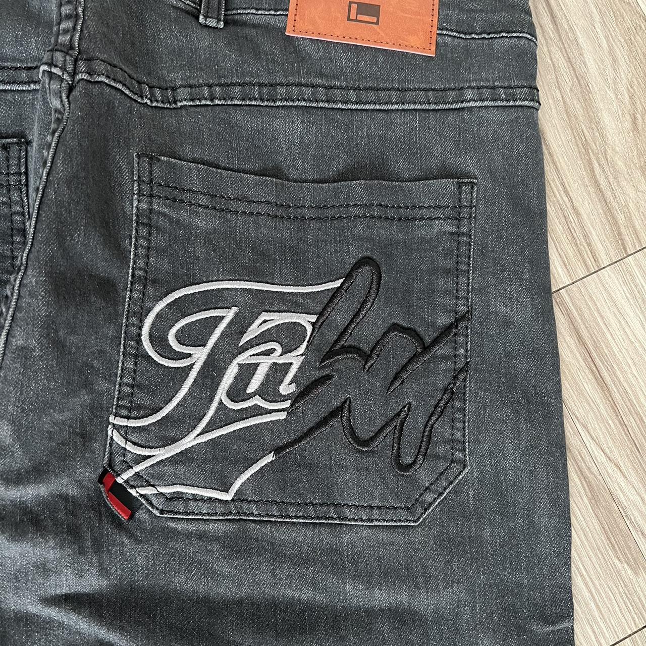 Fubu jeans in black color way still deadstock with... - Depop