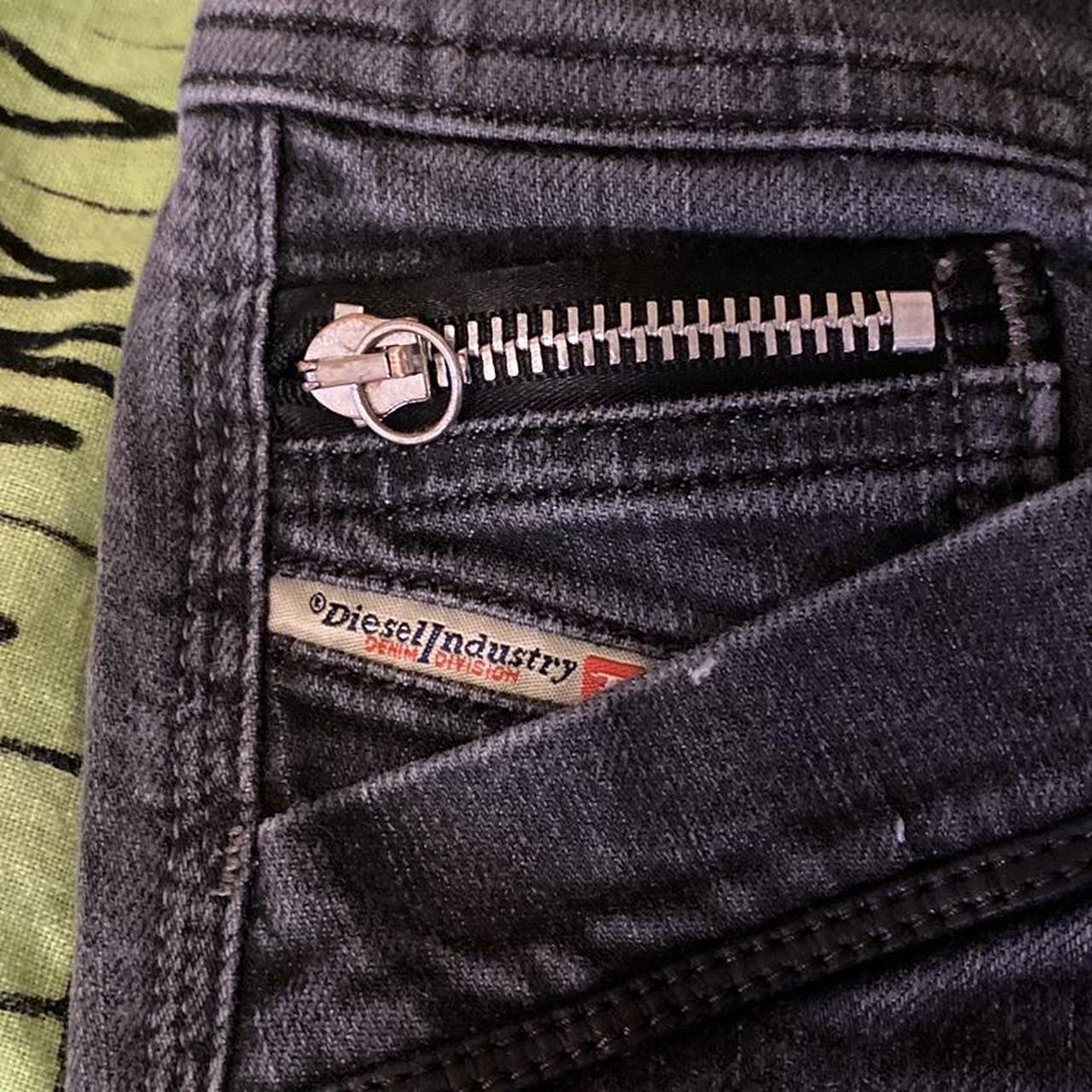 Vintage Diesel Dark Wash Low Rise Straight Leg ... - Depop