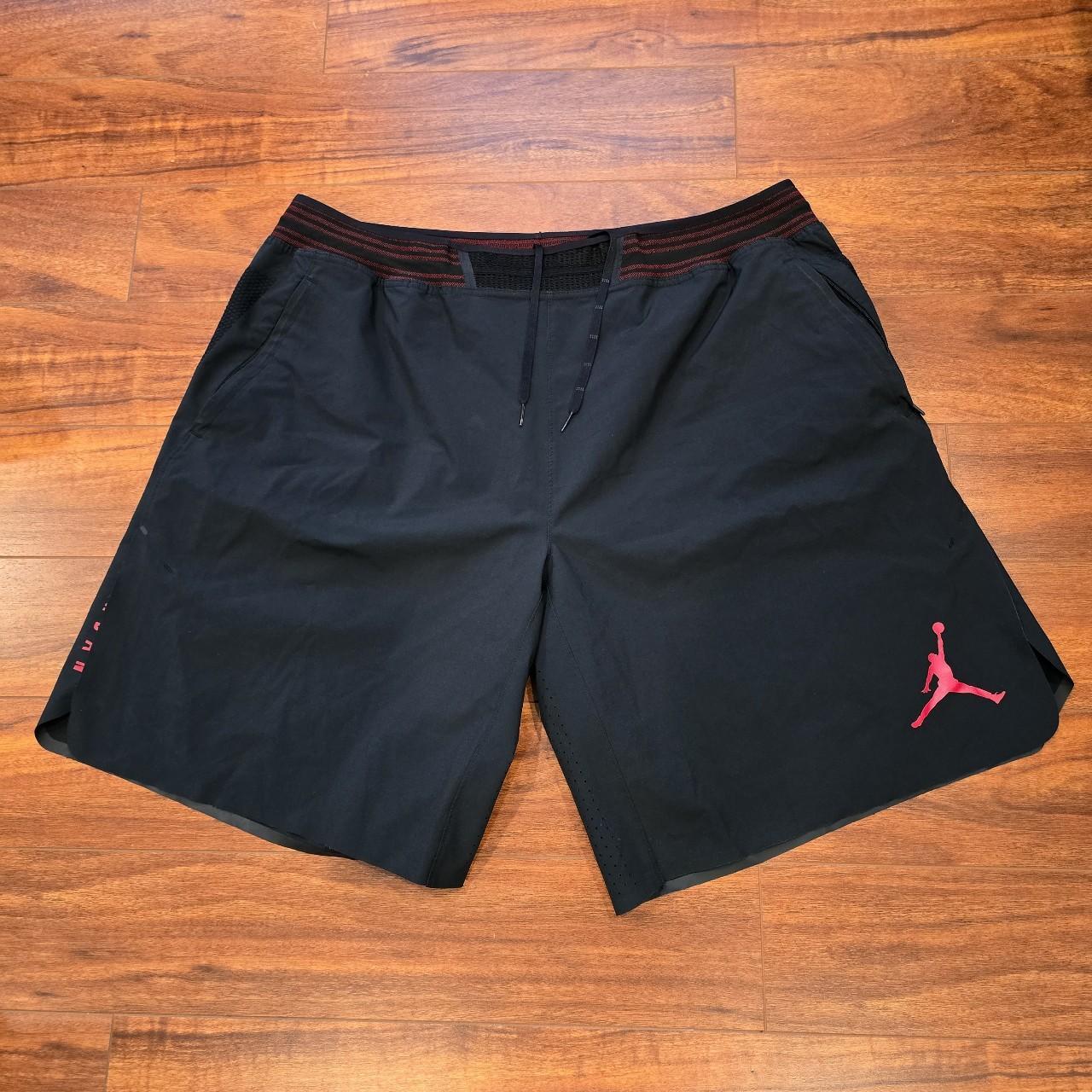 Nike Jordan 23 Tech Flex Hyperweave Black Shorts... - Depop