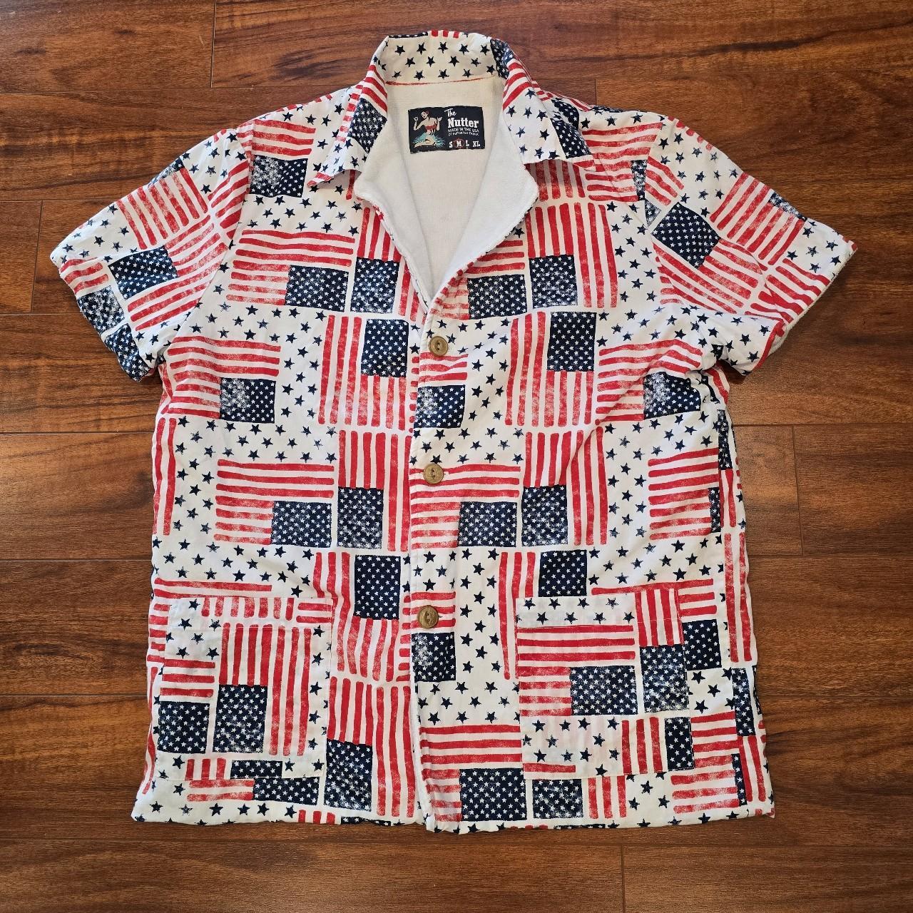 Chubbies The Nutter Terry Cloth Lined Shirt Flags... | Depop