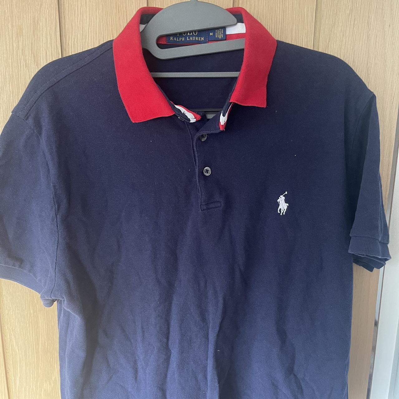 Old school but muscle fit polo Ralph Lauren polo... - Depop