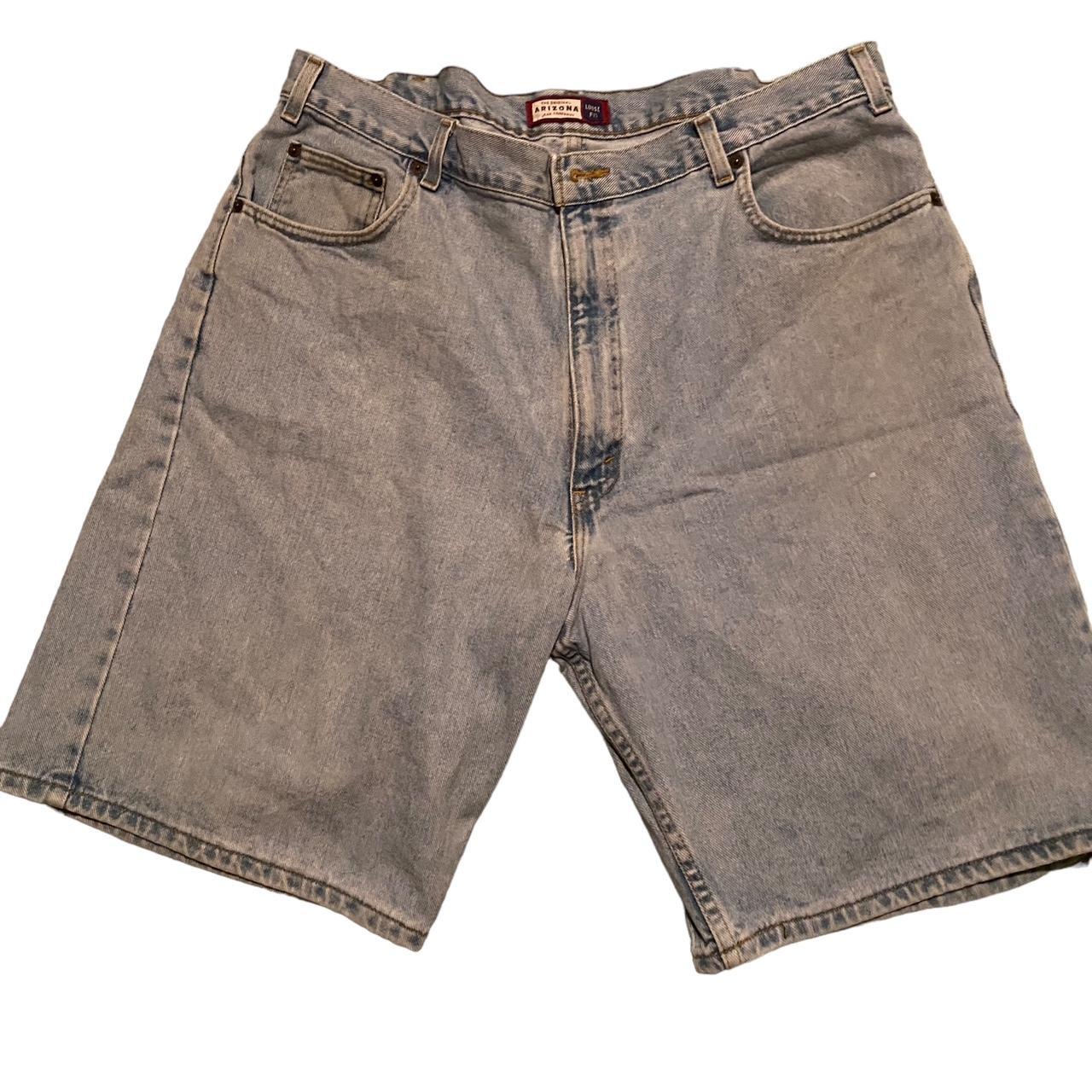 Arizona lose fit light blue jorts Thrifted #jorts... | Depop