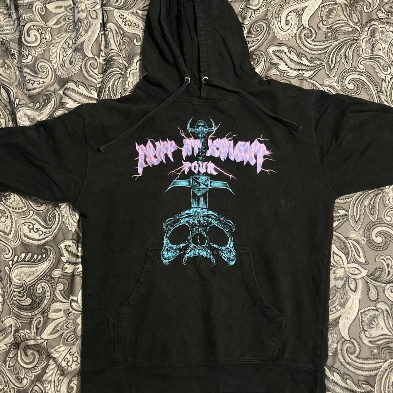 Real triple Redd, trip at knight tour hoodie, large... - Depop