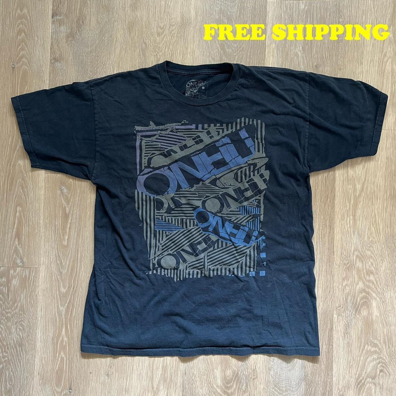 Y2K STYLE O’NEILL BOX LOGO TEE -no noticeable flaws... - Depop