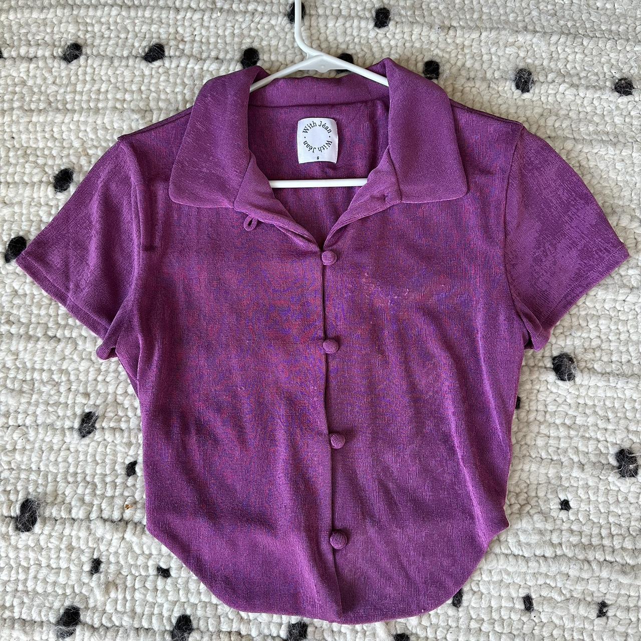 With Jean cropped top. Slight pilling on the front - Depop