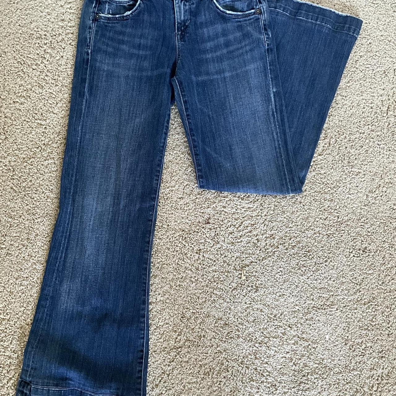 Citizen’s of Humanity distressed low rise bootcut... - Depop