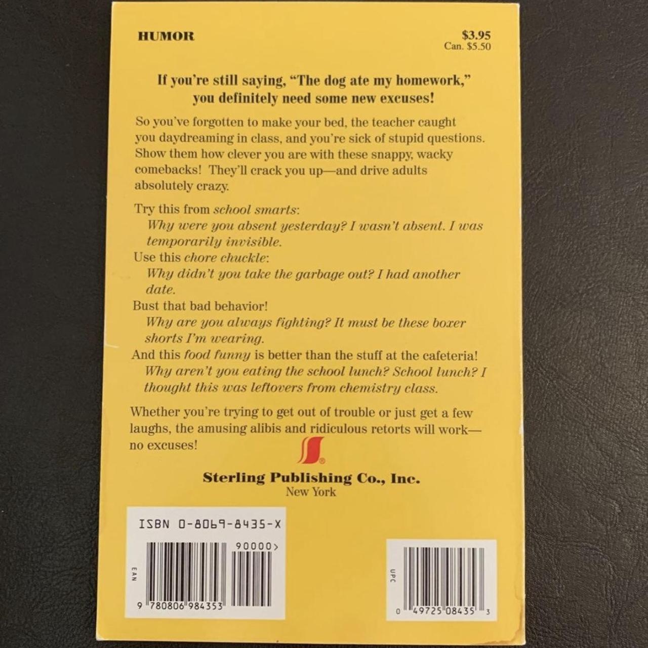 The Funniest Excuse Book Ever If you're still... - Depop