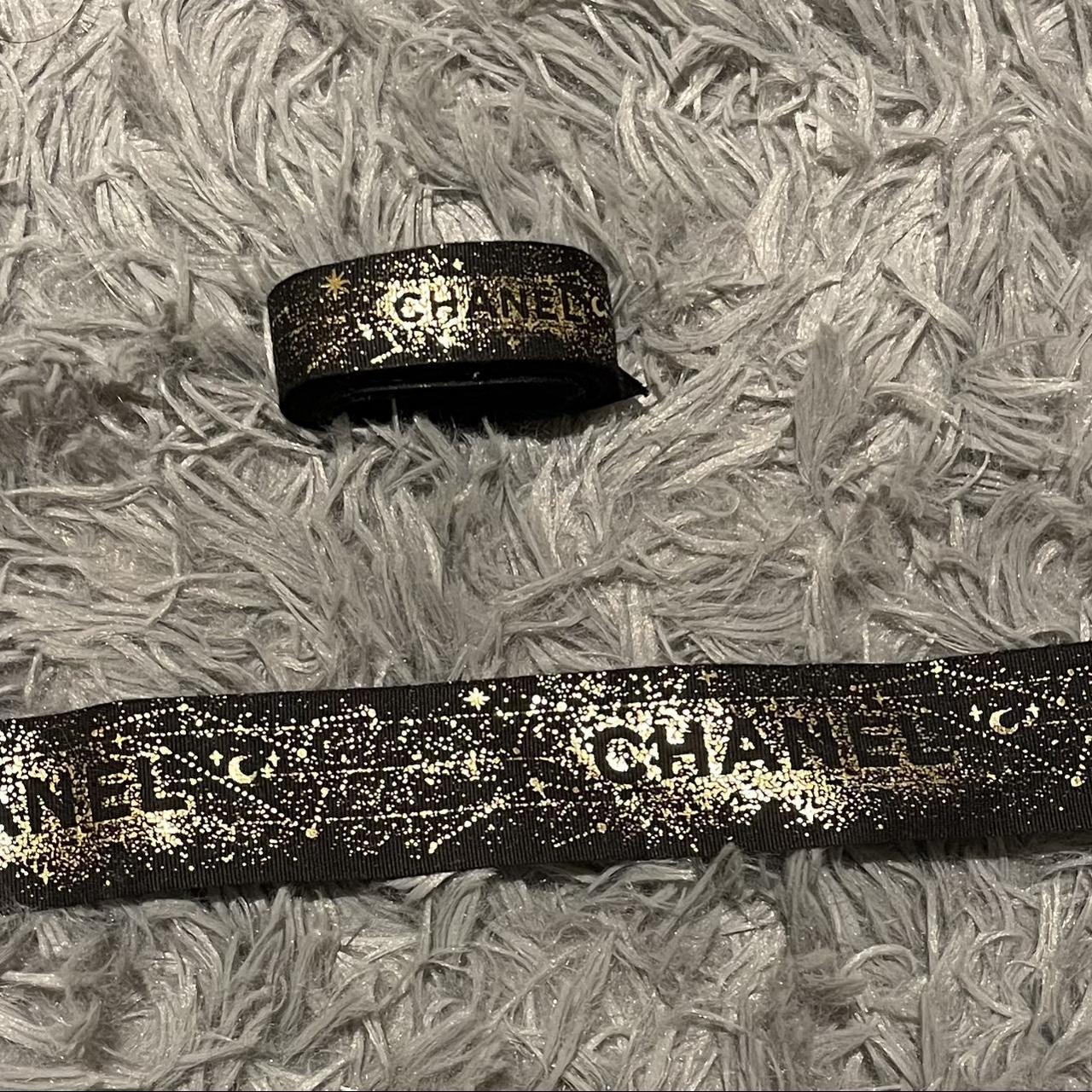 Authentic Chanel black&gold limited Ribbons Gift... - Depop