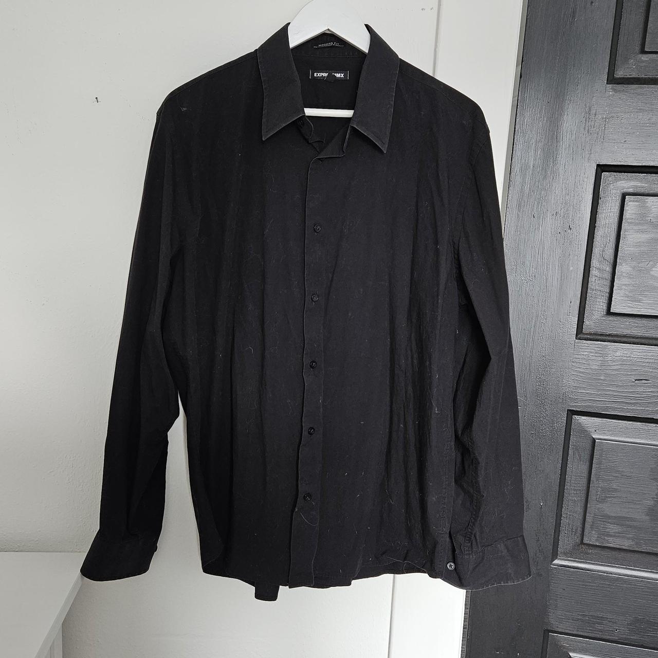 Express Men's Black Shirt | Depop
