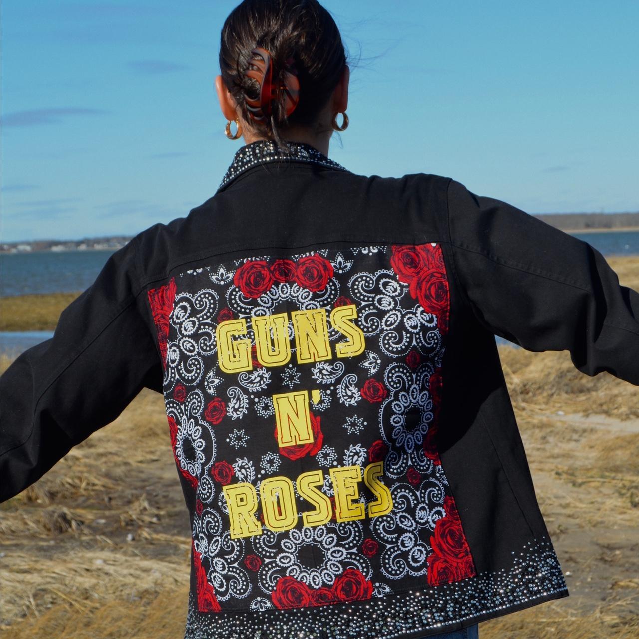 REWORKED GUNS N’ ROSES JACKET (SIZE L) #gunsnroses... - Depop