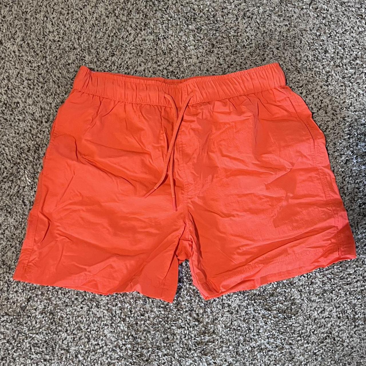 Burnt Orange swimming trunks brand new - Depop