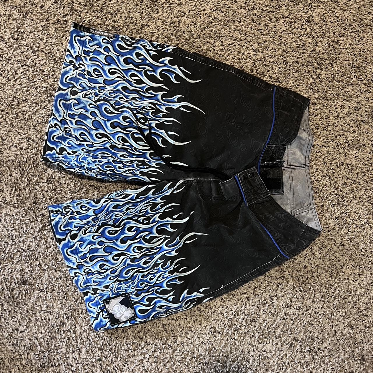 Flame swimming trunks - Depop