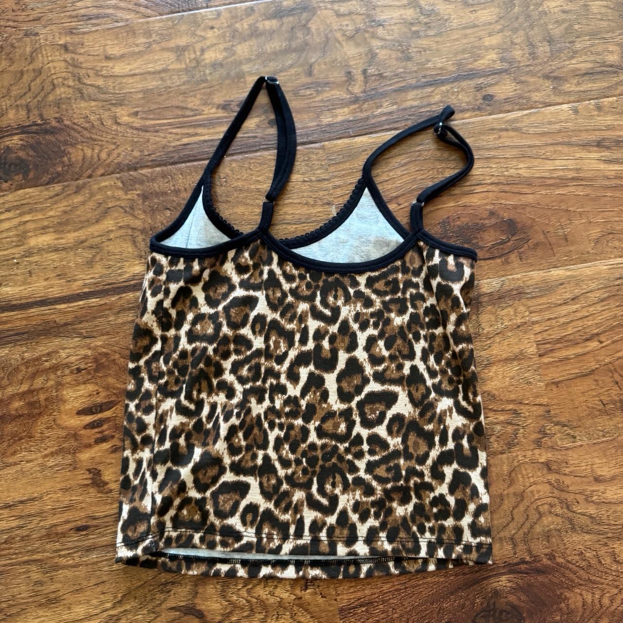 new without tags cheetah tank social scene size... | Depop