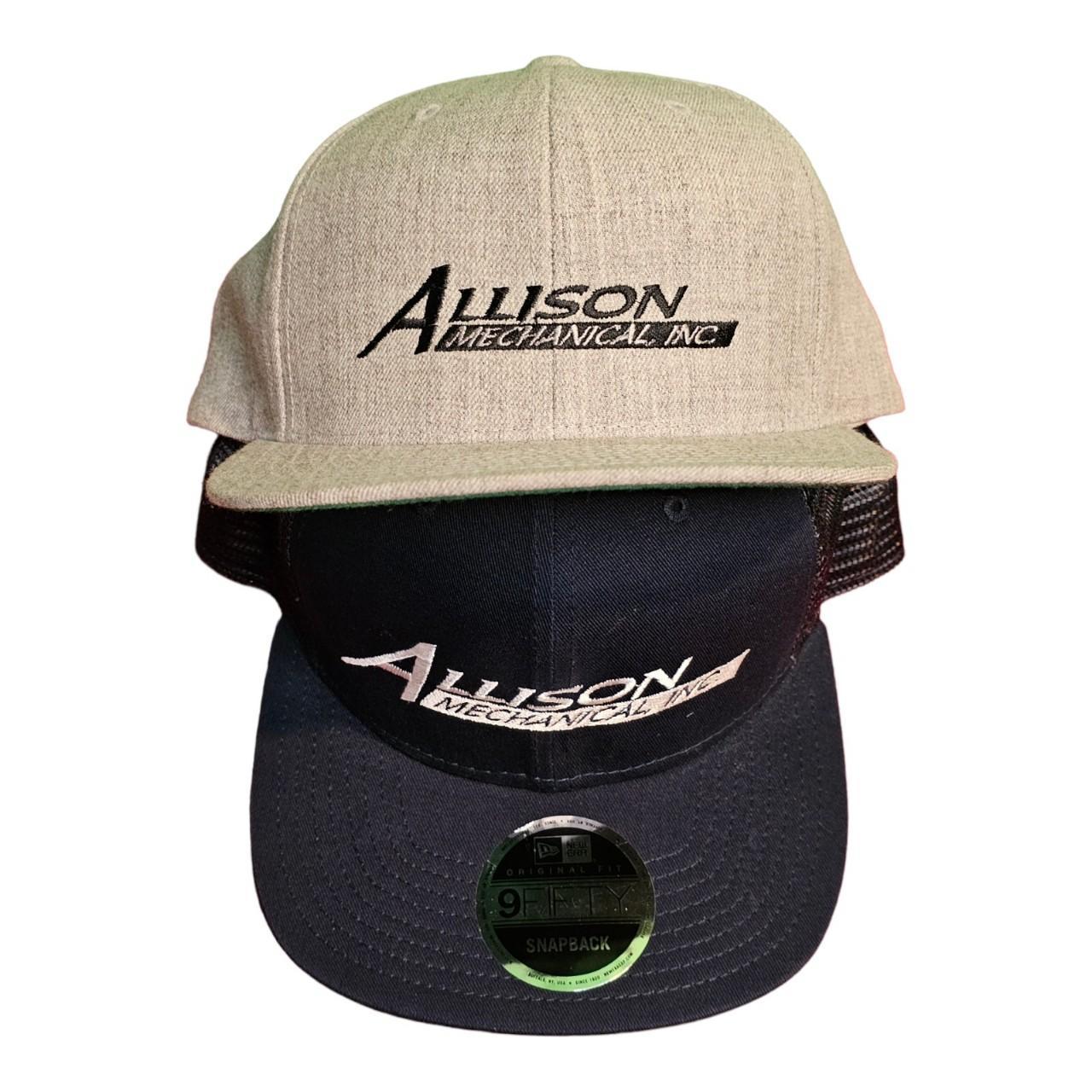 Lot of 2 Allison Mechanical INC. Caps New Era... - Depop