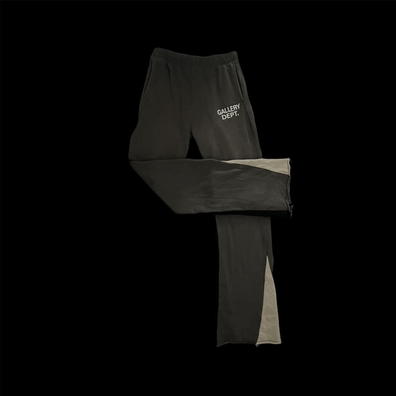 Gallery Dept Flared Dark Grey slightly baggy flared... - Depop