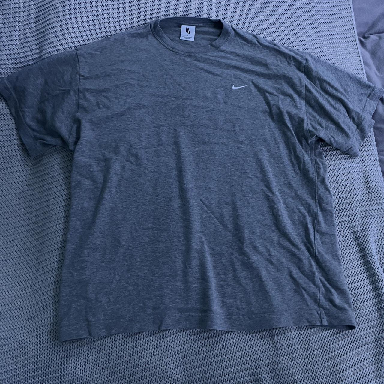NIKE SMALL TICK TEE SIZE: M WORN FEW TIMES WILL BE... - Depop