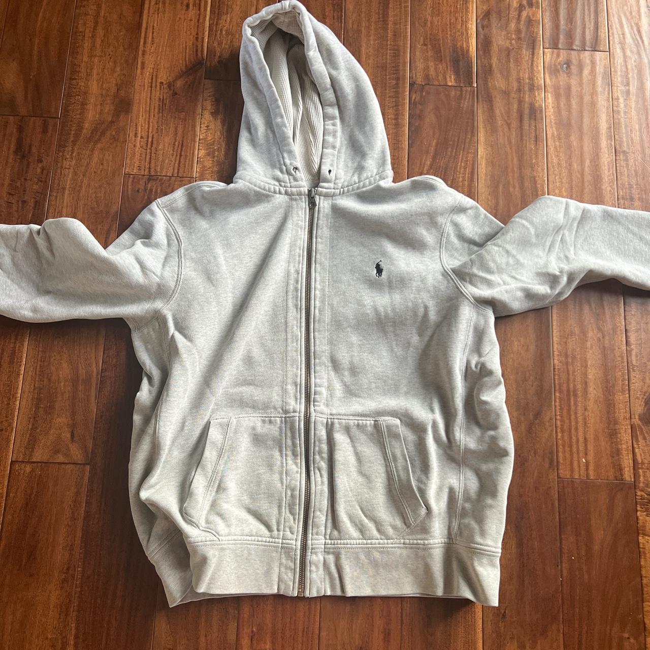 Polo Ralph Lauren Big & Tall Men's Grey Hoodie | Depop
