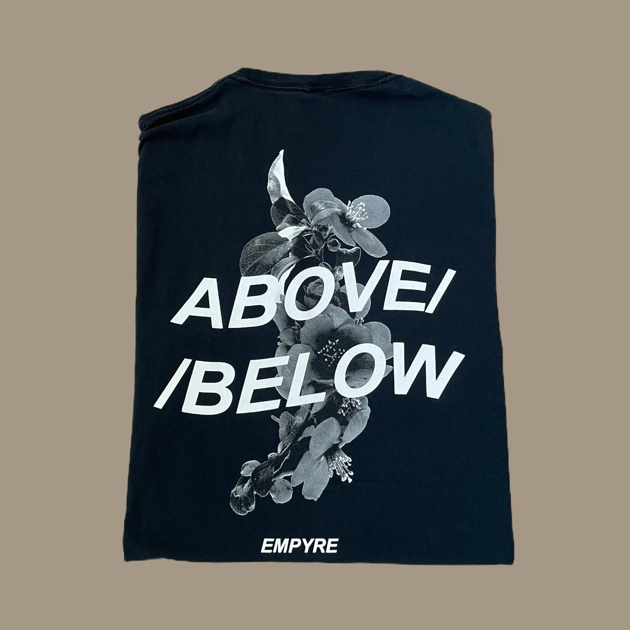 Empyre Men's Black and White T-shirt | Depop