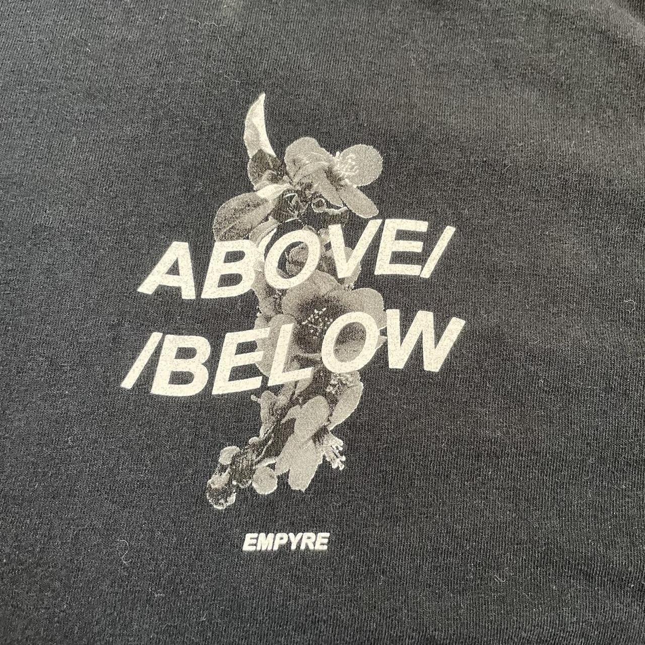 Empyre Men's Black and White T-shirt | Depop