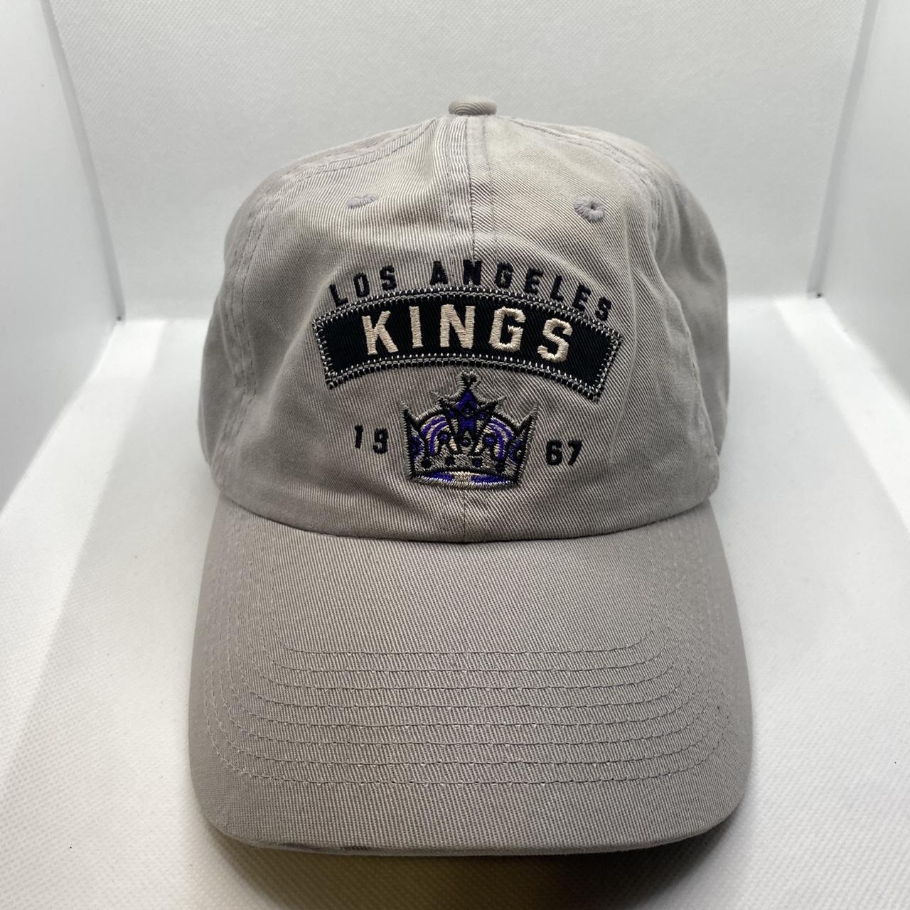 Vintage Grey Los Angeles Kings NHL baseball cap #NHL | Depop
