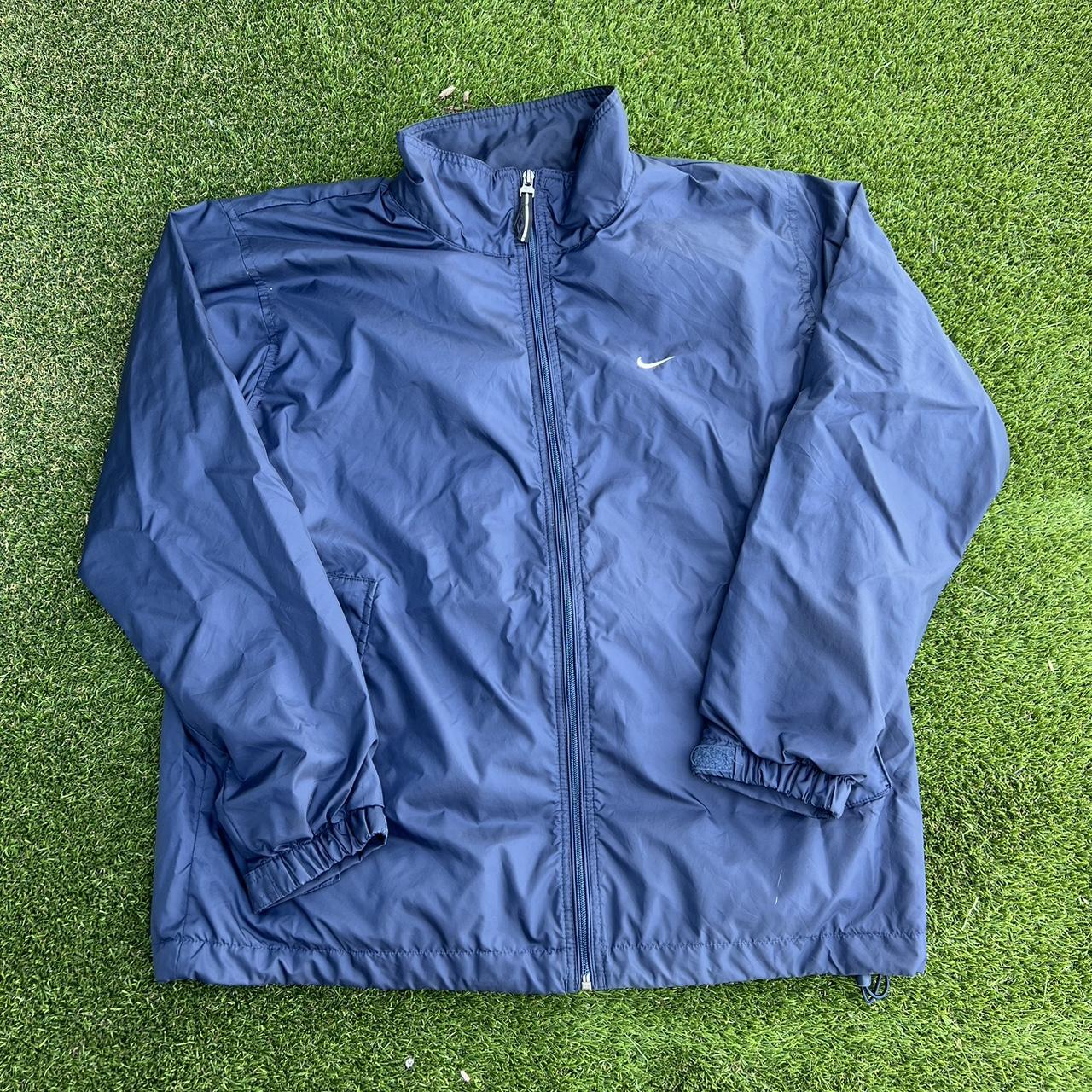 Vintage Nike Zip Up Windbreaker Size... - Depop