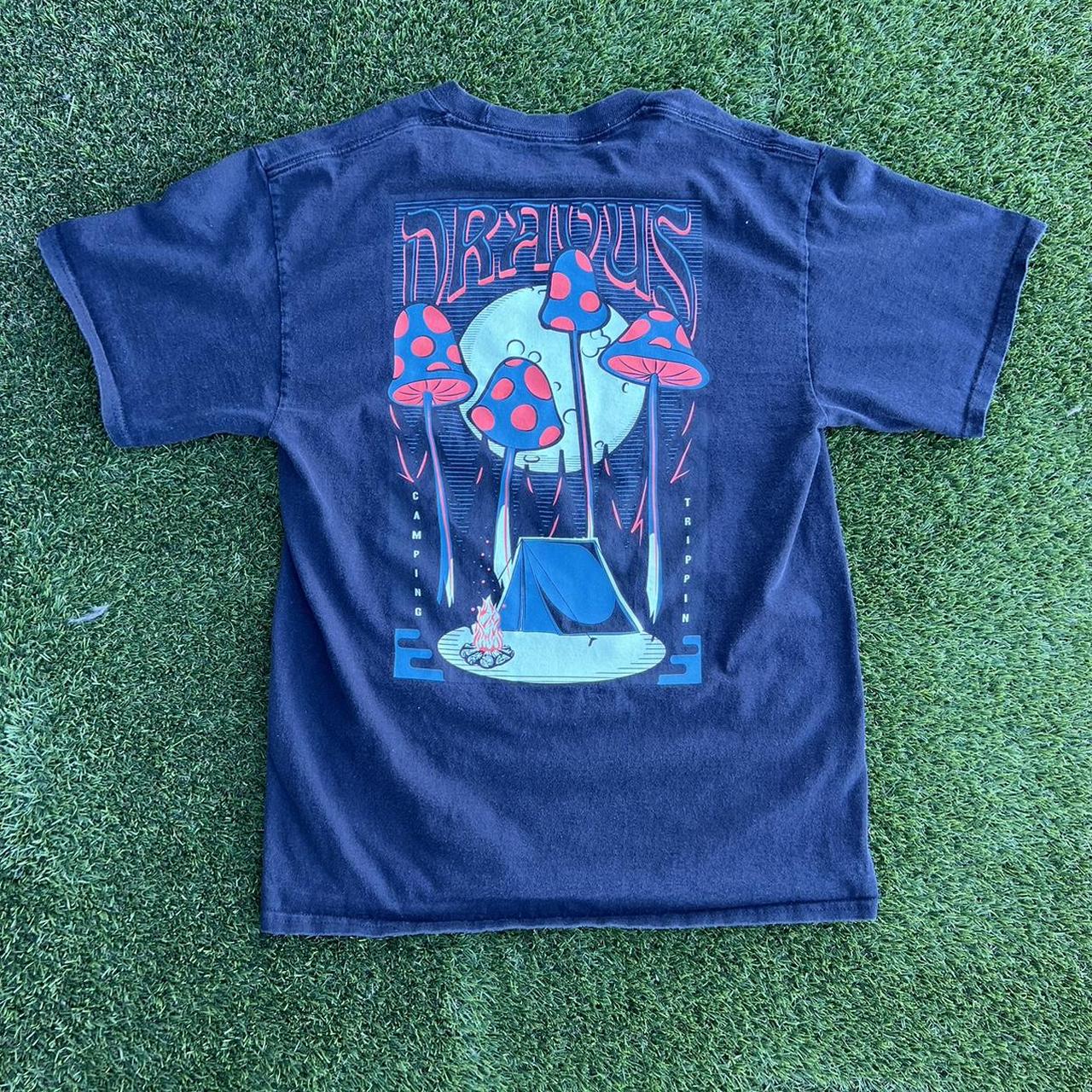 Dravus Camping Trippin Graphic Tee Size... - Depop